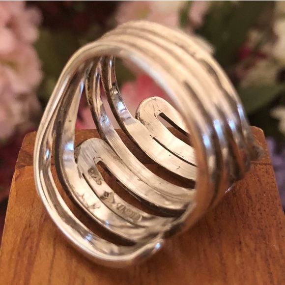 Silpada | Jewelry | Silpada Sterling Silver Modern Maze Ring | Poshmark